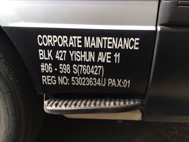 Van stickers & chassis plate, Everything Else on Carousell