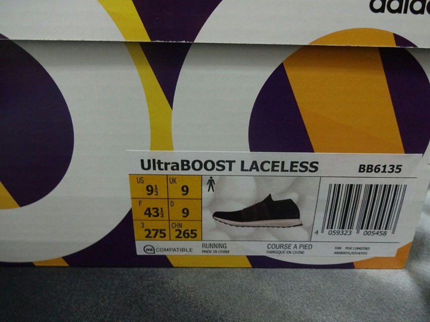 Adidas UltraBOOST Laceless Navy Blue/ Legend Ink, Men's Fashion ...