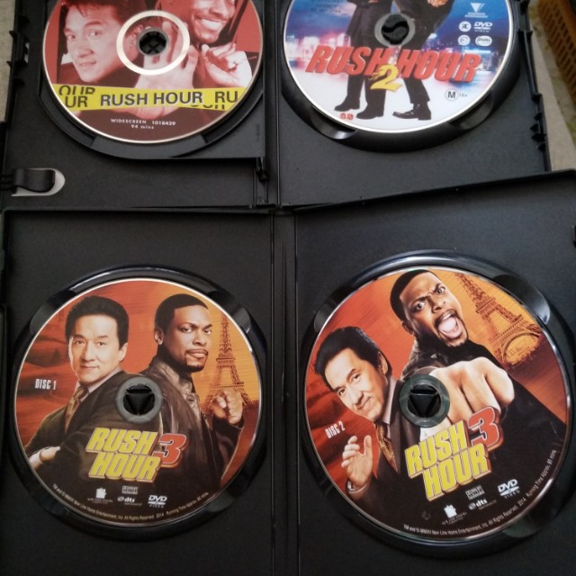 Dvd, Rush Hour 1,2 n 3, Hobbies & Toys, Music & Media, CDs & DVDs on ...