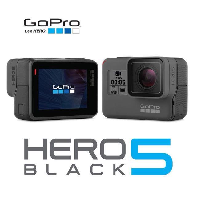 GoPro Hero 5 Black + 3 way mount (original), Mobile Phones & Gadgets ...