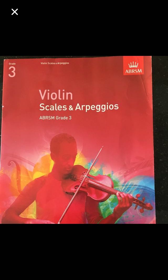 Grade 3 violin exam pieces , piano accompaniment and scales, Hobbies ...