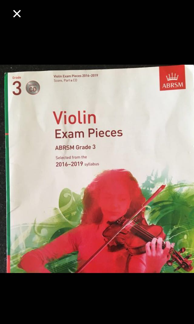 Grade 3 violin exam pieces , piano accompaniment and scales, Hobbies ...