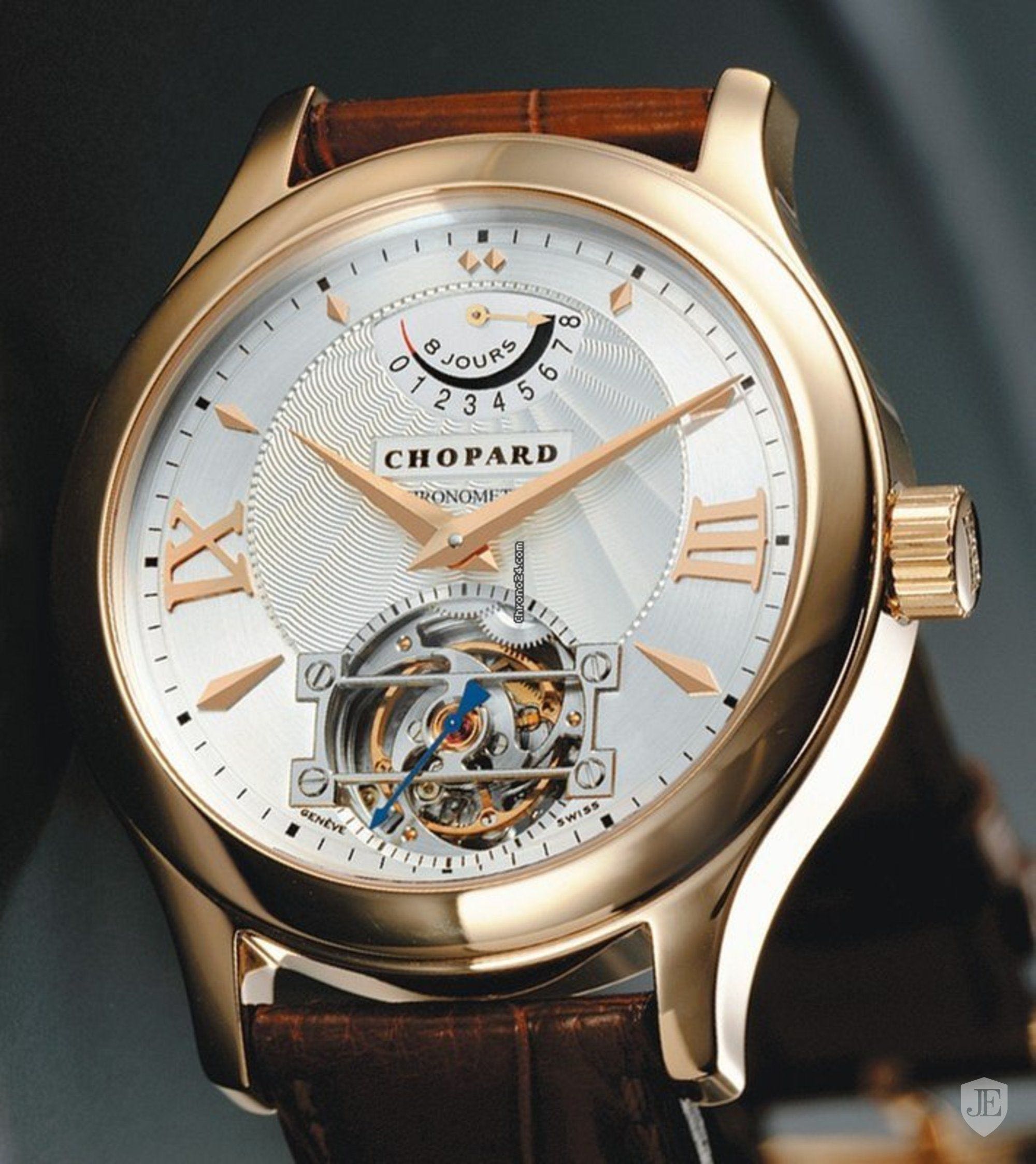 LUC Chopard Quattro Tourbillon 18k Rg, Luxury, Watches on Carousell