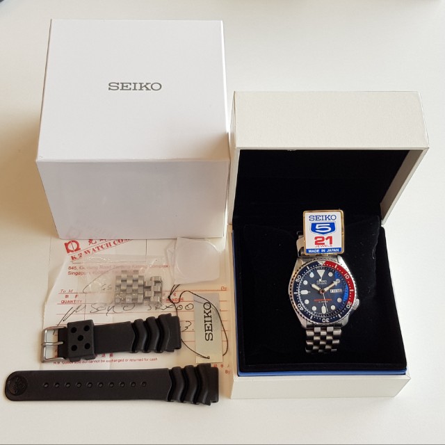 Seiko SKX009J (2 months old, with upgrades), Luxury, Watches on Carousell