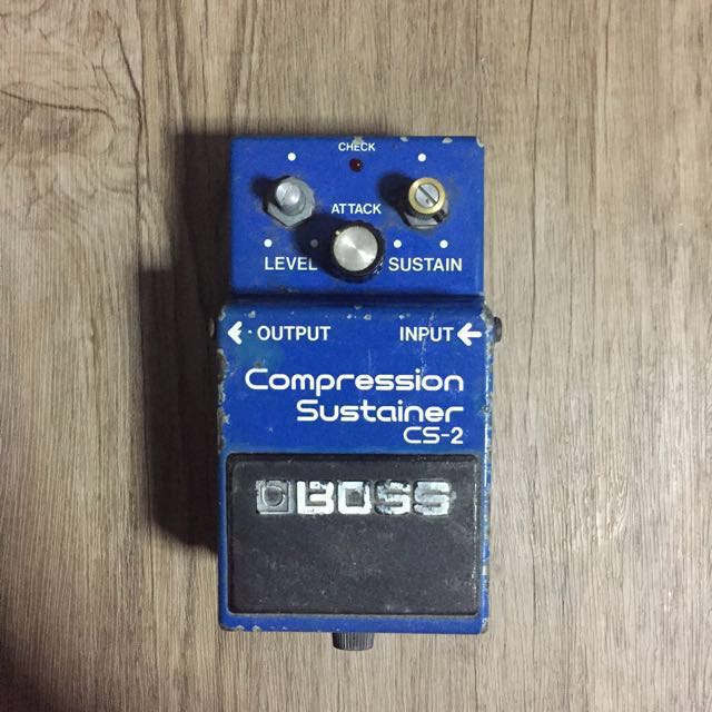 Vintage Boss Compressor CS-2, Hobbies & Toys, Music & Media, Music ...