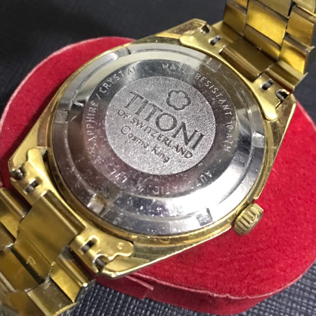 Vintage Titoni Cosmo King Watch, Women's Fashion, Watches & Accessories ...