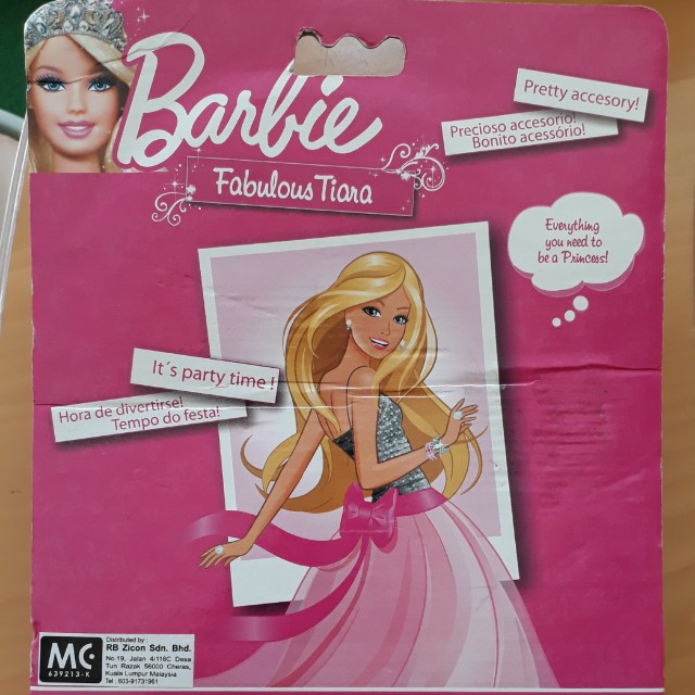 BARBIE Original Fabulous Tiara for kids age 3 years & above., Babies ...
