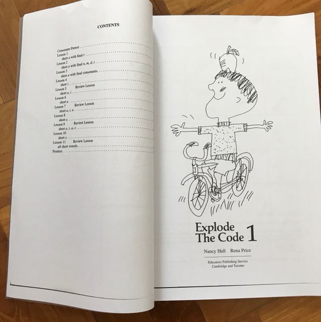 Explode the Code 1 (Phonics workbook), Hobbies & Toys, Books ...