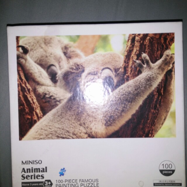 Miniso Animal Series 100 pcs puzzle (Koala), Hobbies & Toys, Toys ...
