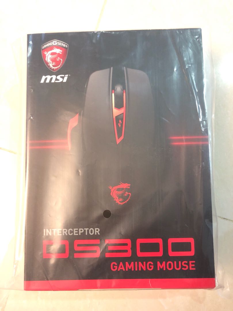 MSI INTERCEPTOR DS300 GAMING MOUSE, Computers & Tech, Parts ...