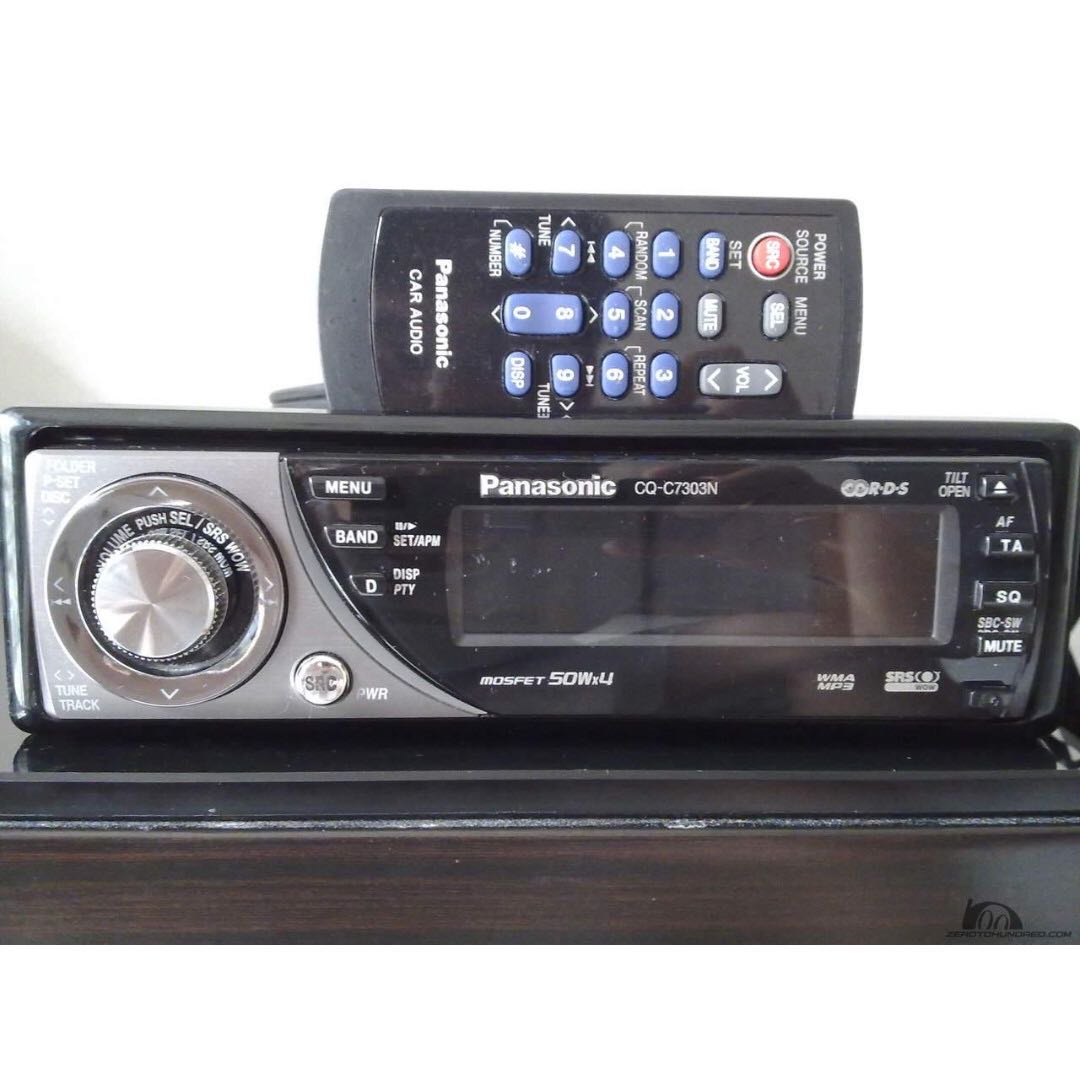 PANASONIC CAR AUDIO CD/ MP3 / WMA / CD-R / RW / RDS 50W x 4 (UP $750 ...
