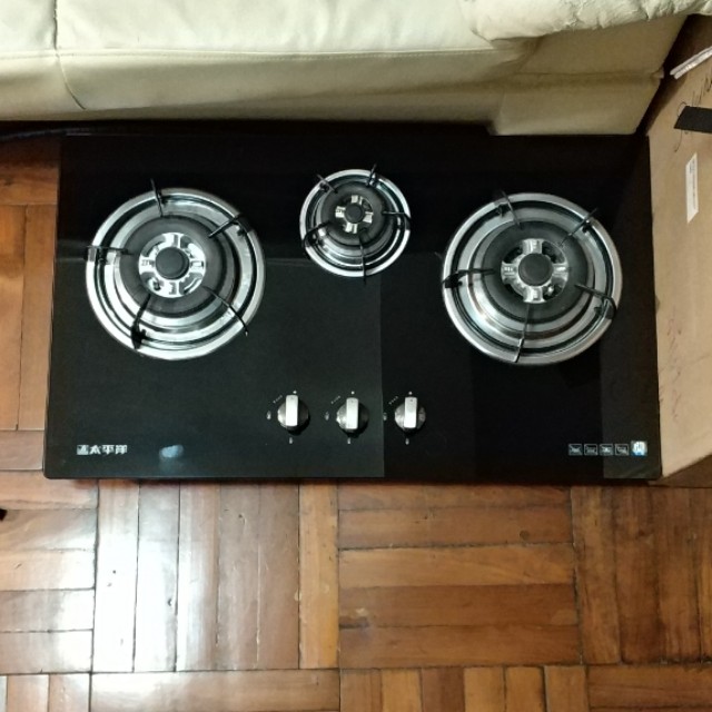 太平洋 PGS333 三頭石油氣爐 / Pacific PGS-333 3-burner LP Gas Hob, 家庭電器, 廚房電器 ...