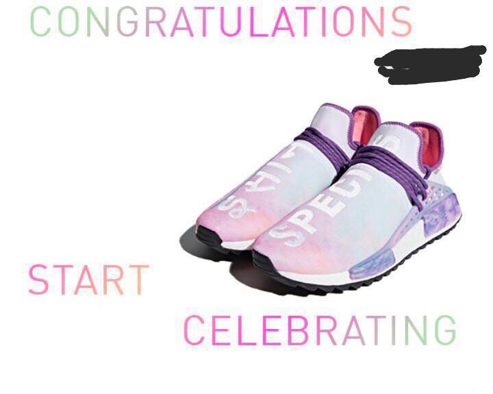 ADIDAS Pharrell William Human Race, Men's Fashion, Footwear, Sneakers ...