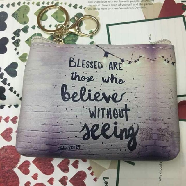 Bible verse Coin purse, Women's Fashion, Bags & Wallets, Purses ...