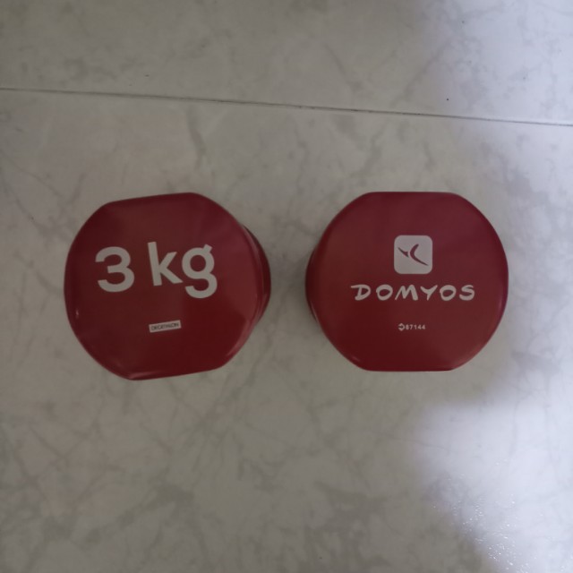 Dumb Bell - 3kg (a pair), Sports Equipment, Exercise & Fitness, Cardio ...