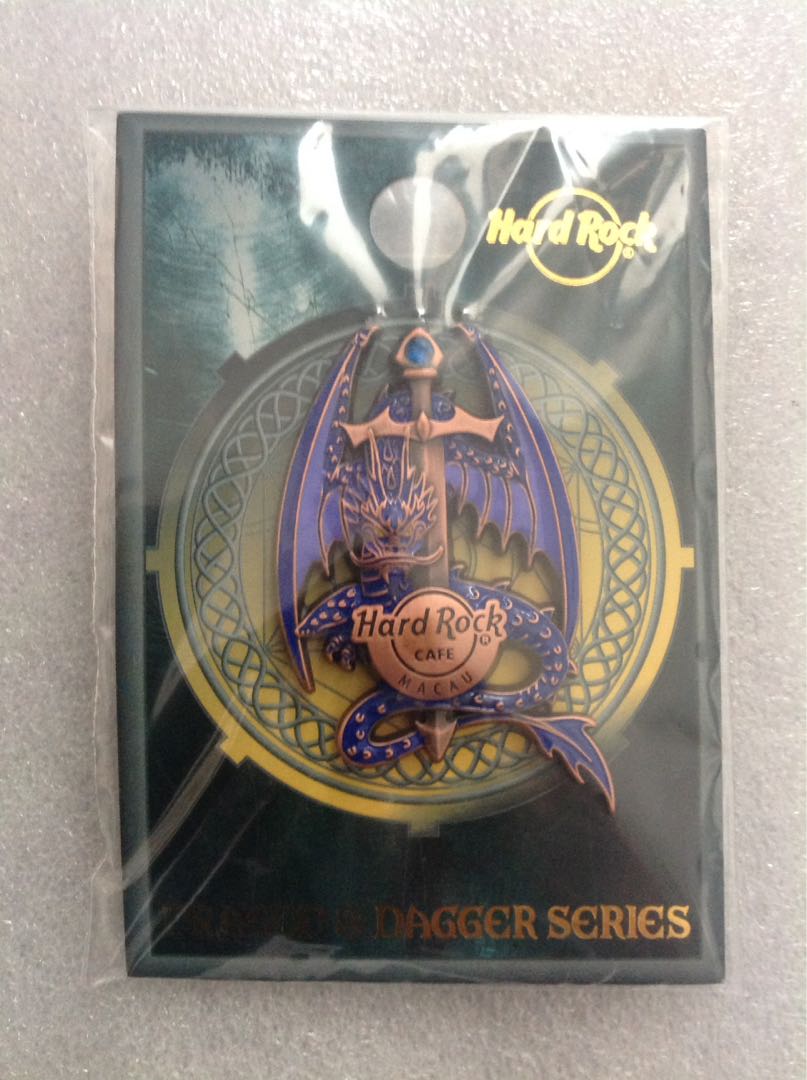 Hard Rock Cafe Pins - MACAU HOT & RARE 2017 DRAGON & DAGGER PIN ...