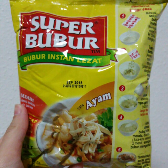 Instant porridge: Super bubur, Food & Drinks, Packaged & Instant Food ...