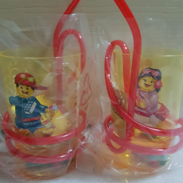 Lego cups with straw, Babies & Kids, Nursing & Feeding, Weaning ...