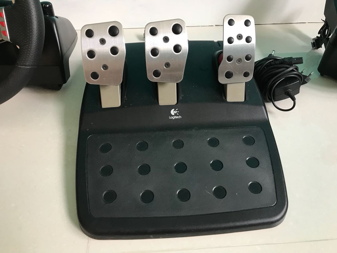 Logitech G27 used complete set, Toys & Games, Video Gaming, Gaming ...