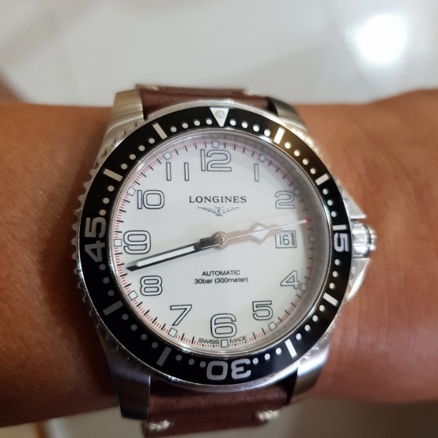 Longines Hydroconquest (white Dial), Men's Fashion, Watches ...