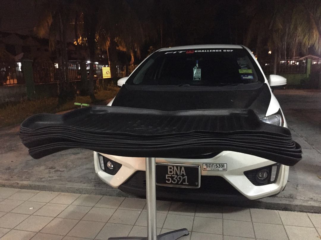 Rear trunk mat, boot tray, cover bonet, jazz GK RS, Auto Accessories on ...