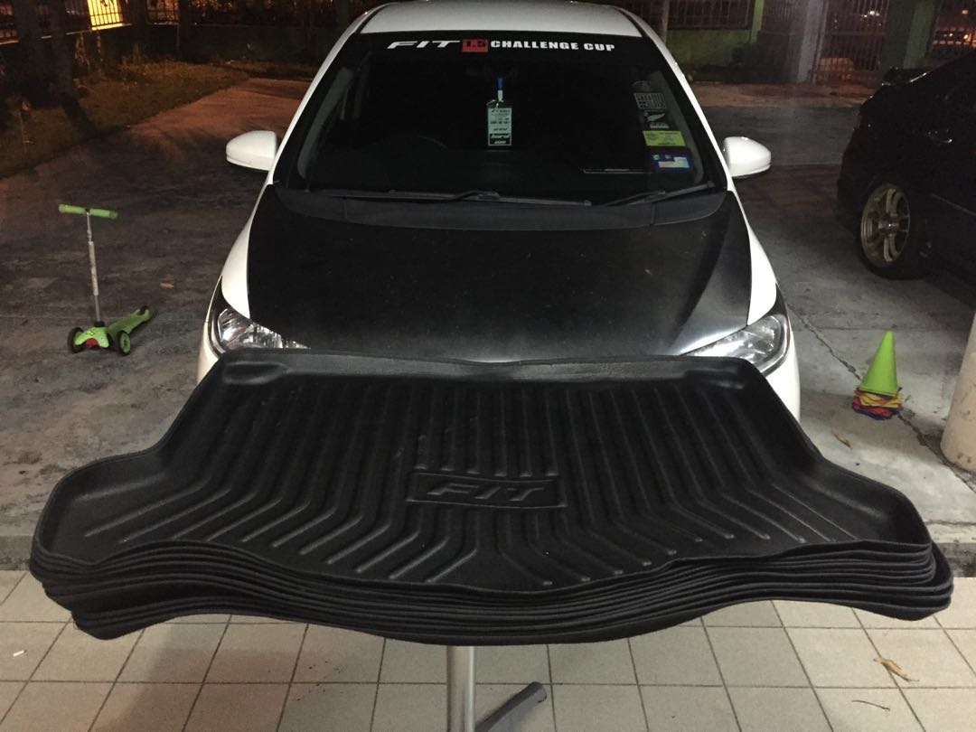 Rear trunk mat, boot tray, cover bonet, jazz GK RS, Auto Accessories on ...