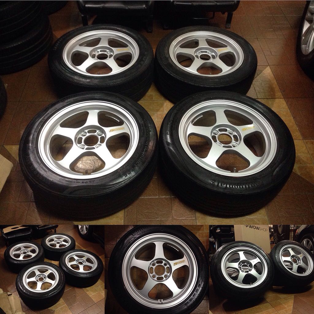 Rim spoon silver 15 pcd100, Auto Accessories on Carousell