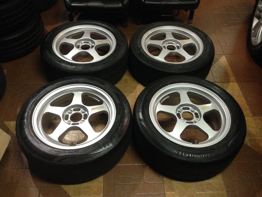Rim spoon silver 15 pcd100, Auto Accessories on Carousell