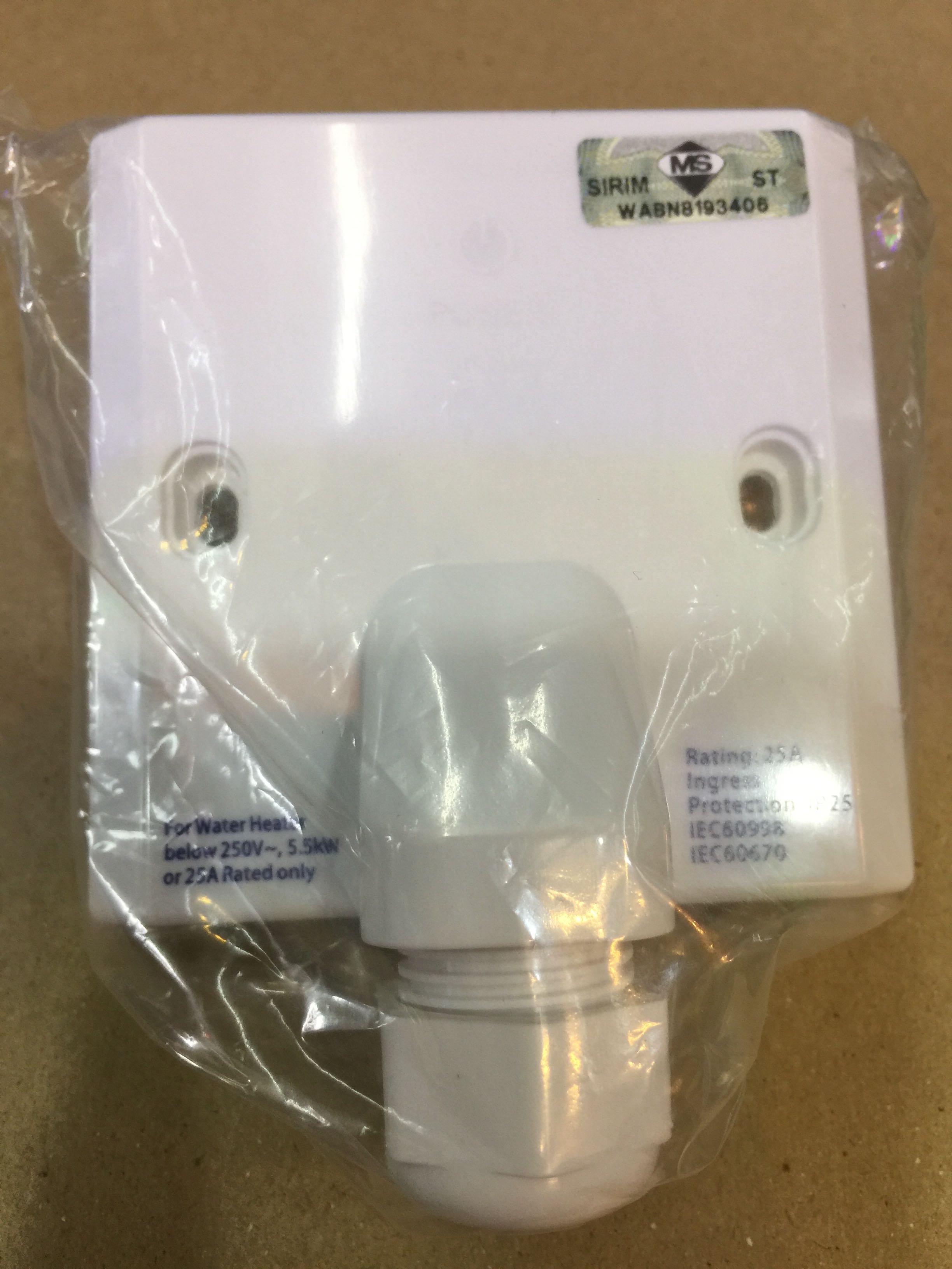 Stec splash proof water heater connector, Furniture & Home Living ...