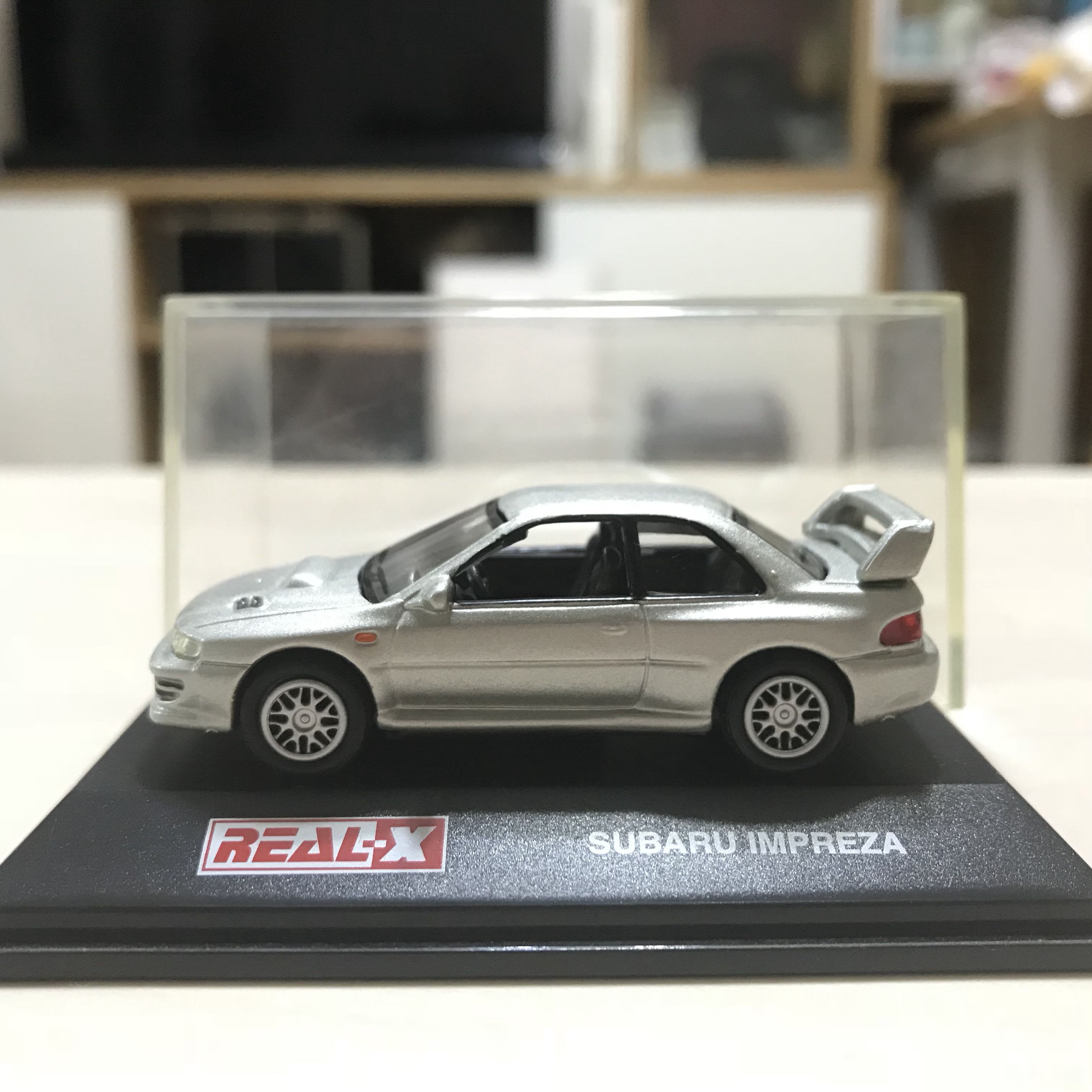 Subaru Impreza 22B P1 WRX Sti GC8 1/72 REAL-X Initial D, 興趣及遊戲, 玩具 & 遊戲 ...