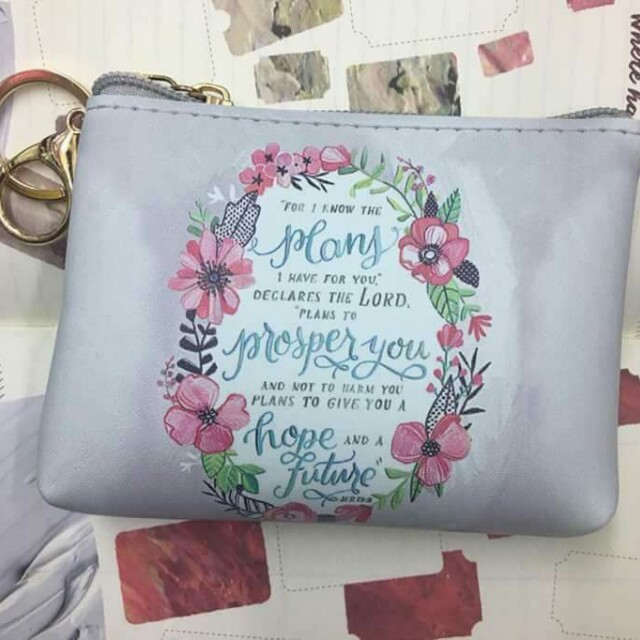 Bible verse coin purse, Women's Fashion, Bags & Wallets, Purses ...