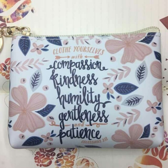 Bible verse coin purse, Women's Fashion, Bags & Wallets, Purses ...