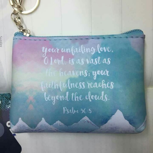Bible verse coin purse, Women's Fashion, Bags & Wallets, Purses ...
