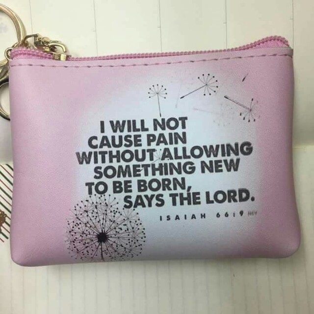 Bible verse coin purse, Women's Fashion, Bags & Wallets, Purses ...