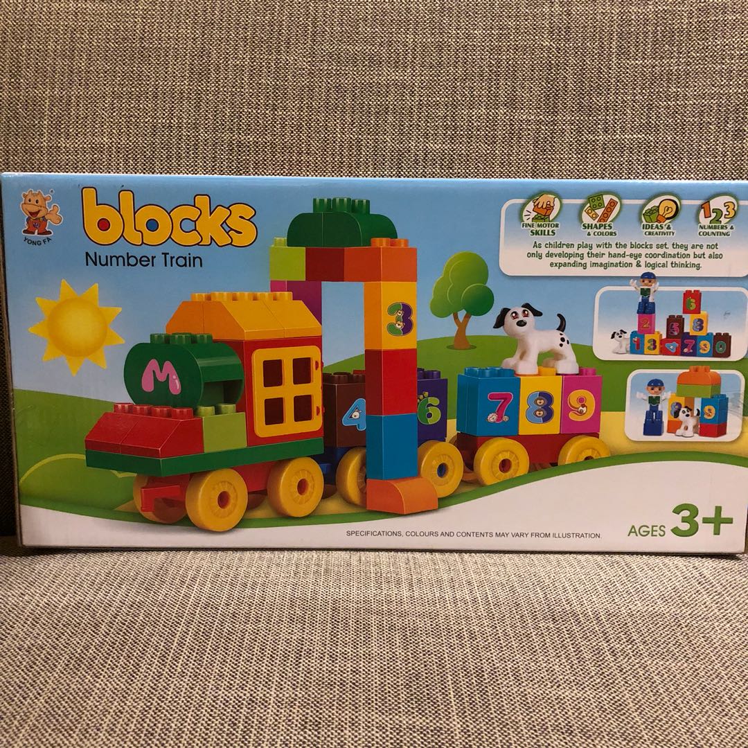 Building Blocks - Number Train (Learn to Count), Hobbies & Toys, Toys ...