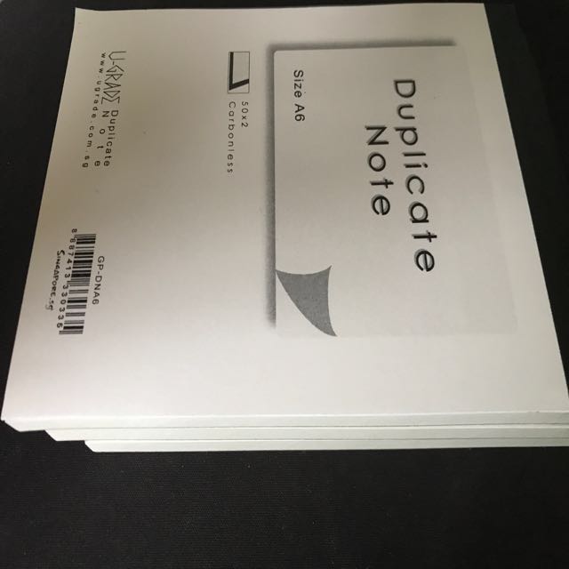 Carbonless Paper / Duplicate Notes, Hobbies & Toys, Books & Magazines ...