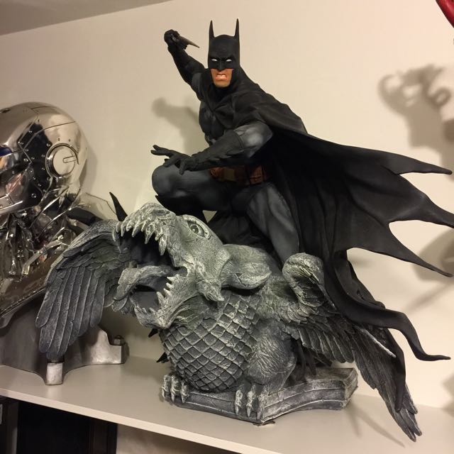 Custom Batman statue, Hobbies & Toys, Toys & Games on Carousell