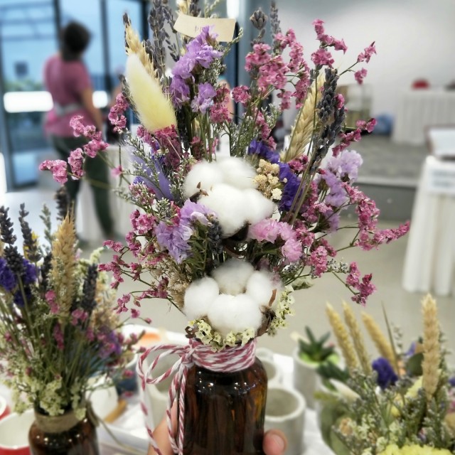 Dry flower table display, Furniture & Home Living, Home Decor, Other ...
