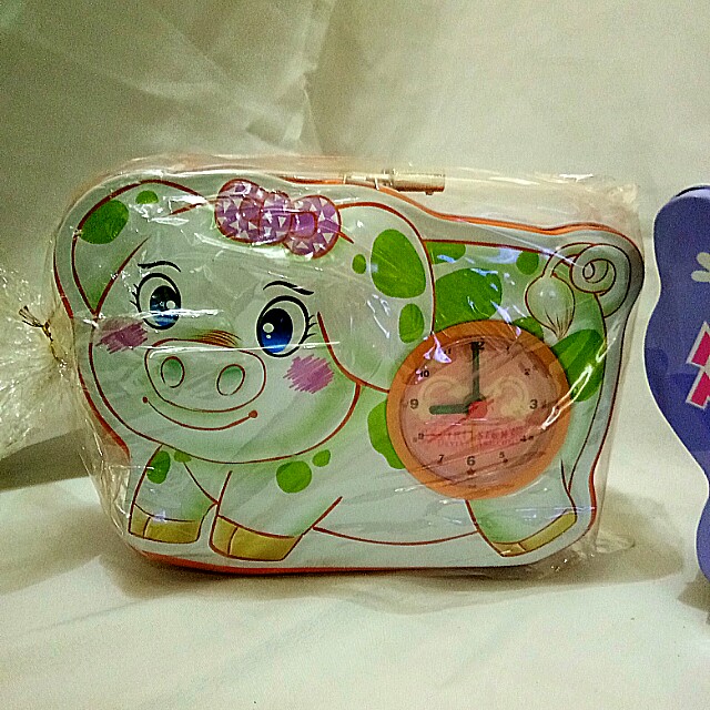 Character Coin Bank with Clock, Furniture & Home Living, Home Decor ...