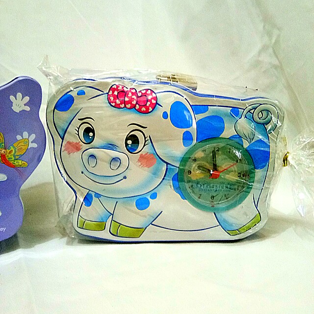 Character Coin Bank with Clock, Furniture & Home Living, Home Decor ...
