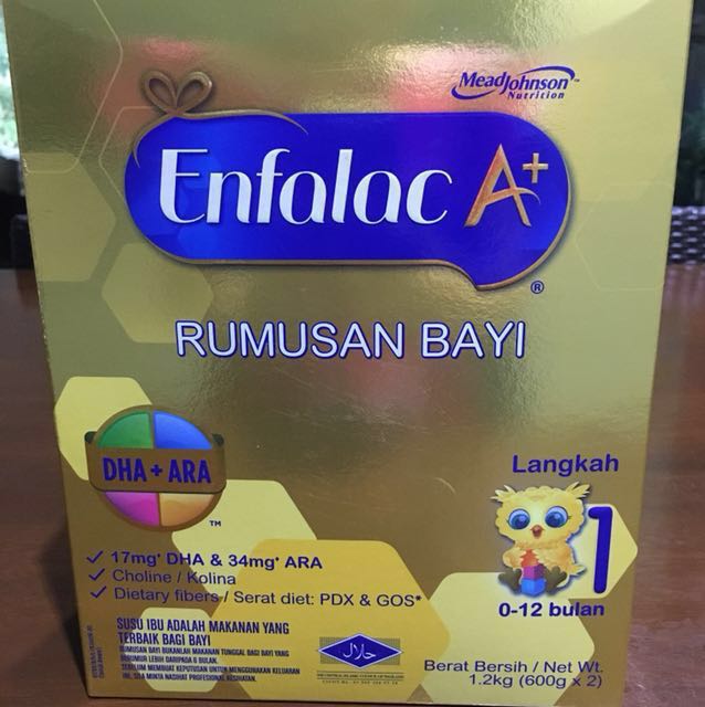 Mead Johnson Enfalac A+ Baby Milk Formula, Babies & Kids, Nursing ...