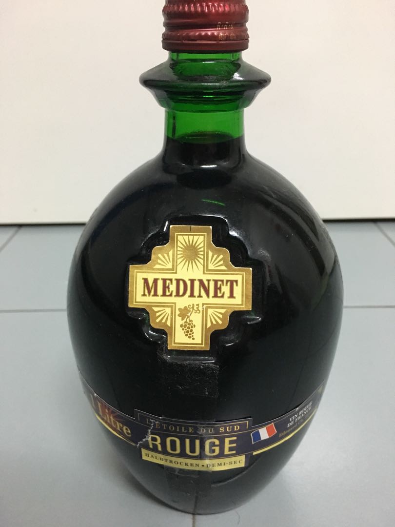 Medinet Rouge Red Wine, Food & Drinks, Alcoholic Beverages on Carousell
