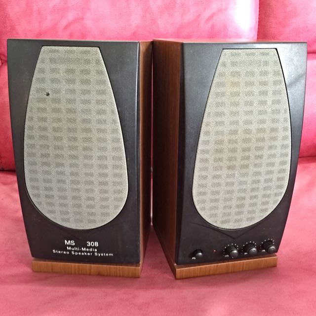 MS 308 MULTIMEDIA STEREO SPEAKER SYSTEM !!!, Audio, Soundbars, Speakers ...