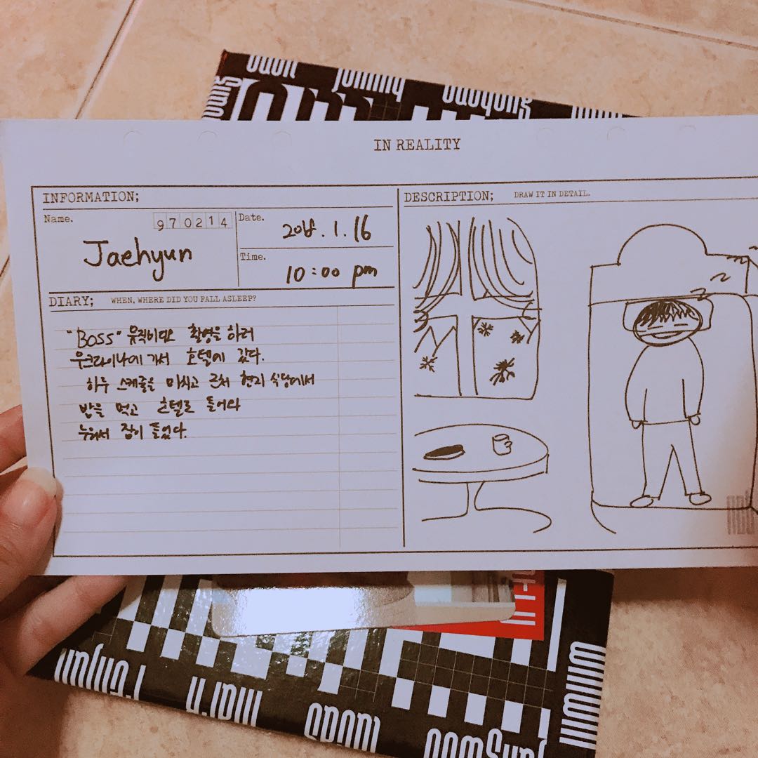 NCT 2018 Empathy Reality Ver. + Mark PC + Jaehyun Diary, Hobbies & Toys ...