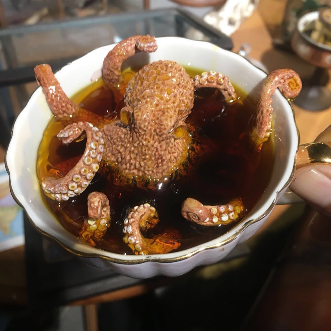 Octopus vintage tea cup, Furniture & Home Living, Kitchenware ...