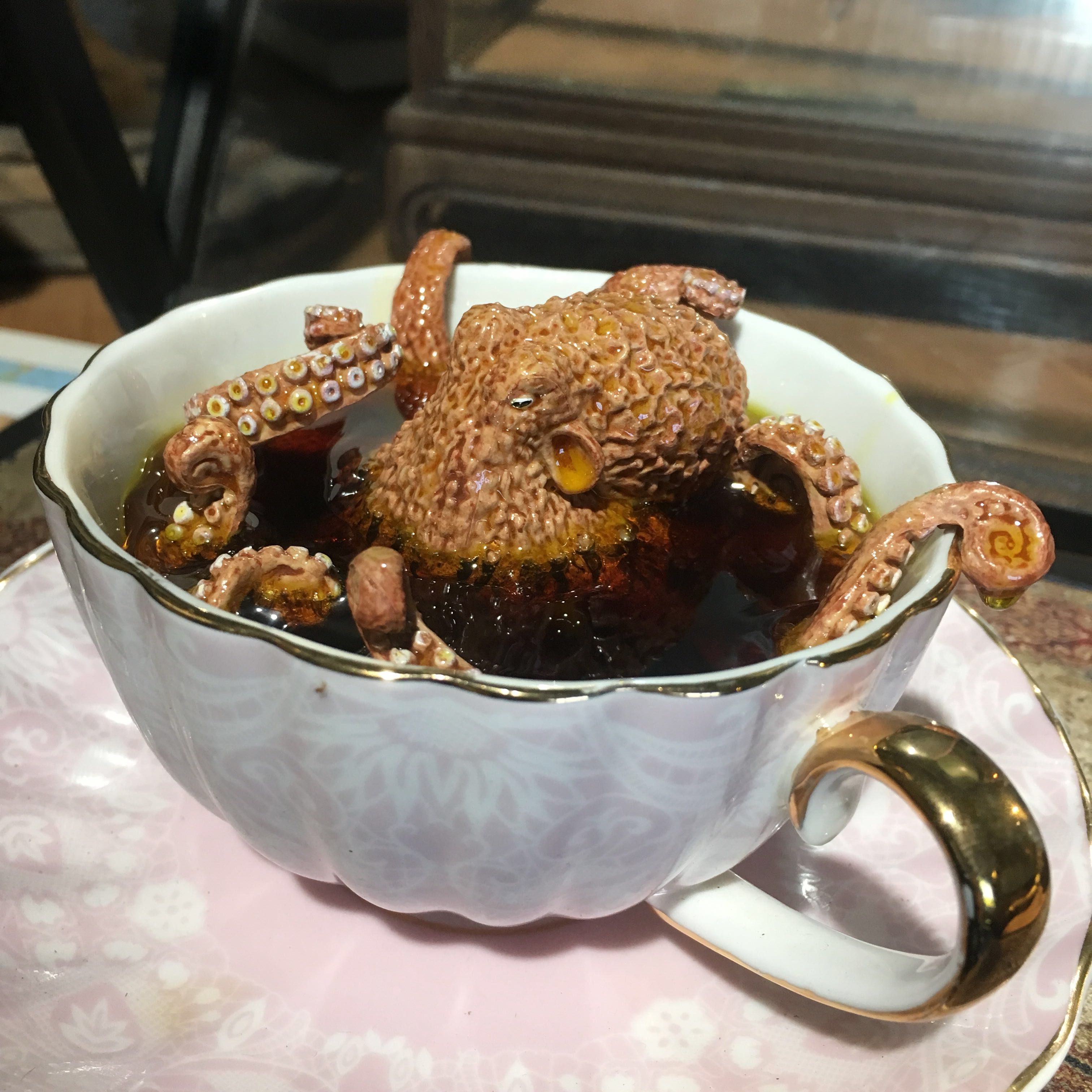 Octopus vintage tea cup, Furniture & Home Living, Kitchenware ...