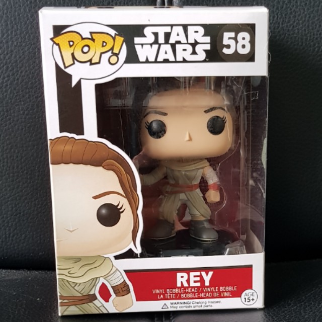 Star Wars Funko Pop - Rey, Toys & Games, Bricks & Figurines on Carousell