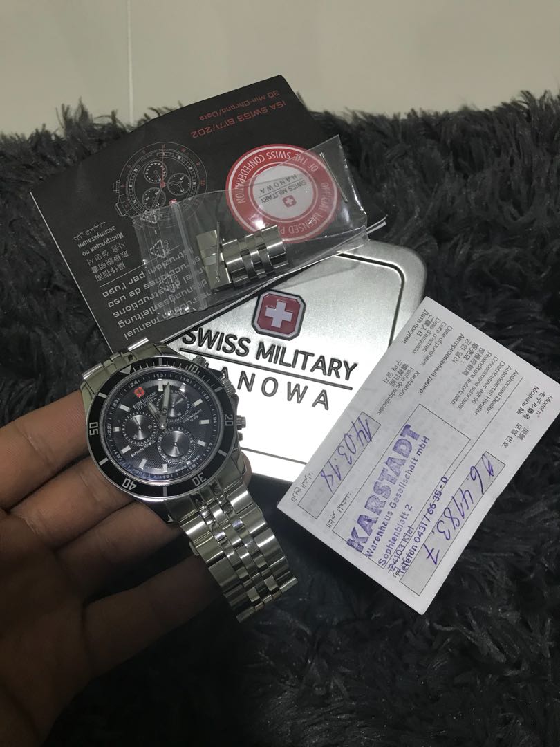 Swiss Military Hanowa Watch, Men's Fashion, Watches & Accessories ...