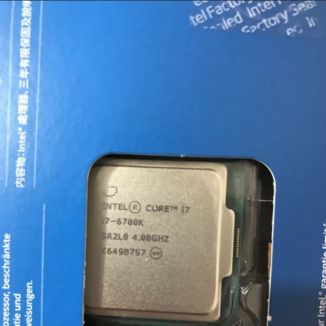 [Used] intel i7-6700K cpu, Computers & Tech, Parts & Accessories ...