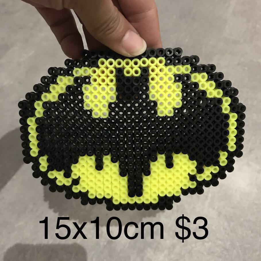 Beads Art Batman Logo, Hobbies & Toys, Stationery & Craft, Art & Prints ...
